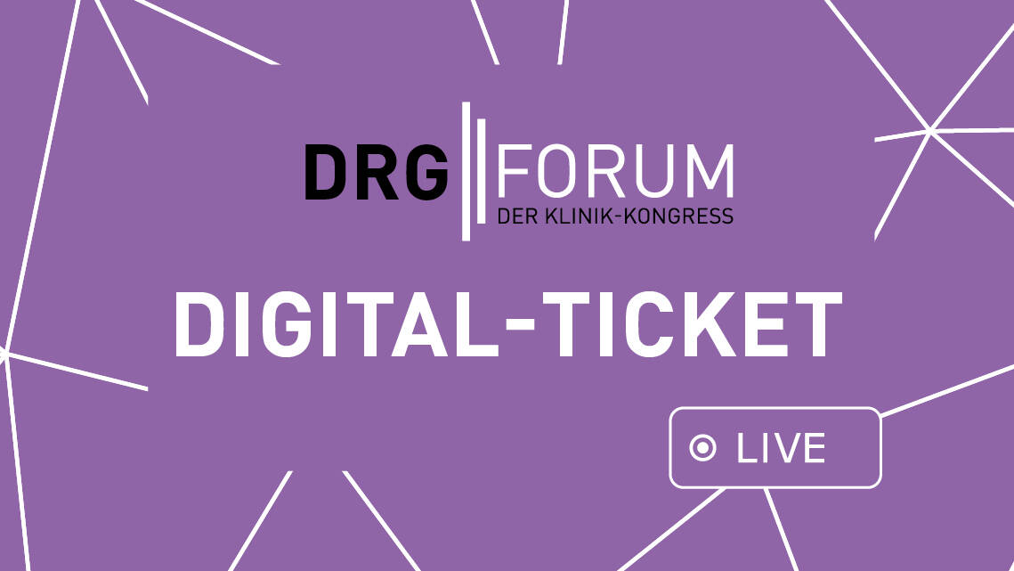 DRG-FORUM 2023 - Jetzt Digitalticket buchen