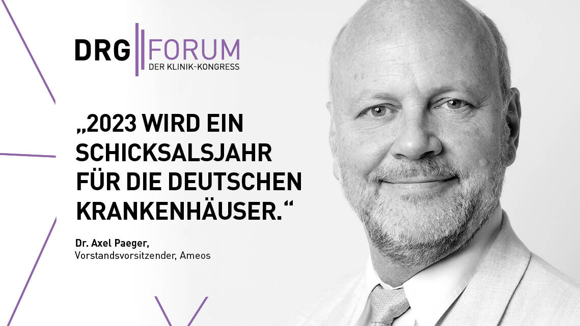 DRG-Forum 2023 - Klinikmanagement: Neue Strategien für stürmische Zeiten