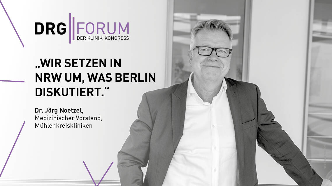 DRG-FORUM 2023 - Krankenhausplanung NRW: Portfoliobereinigung in der Praxis